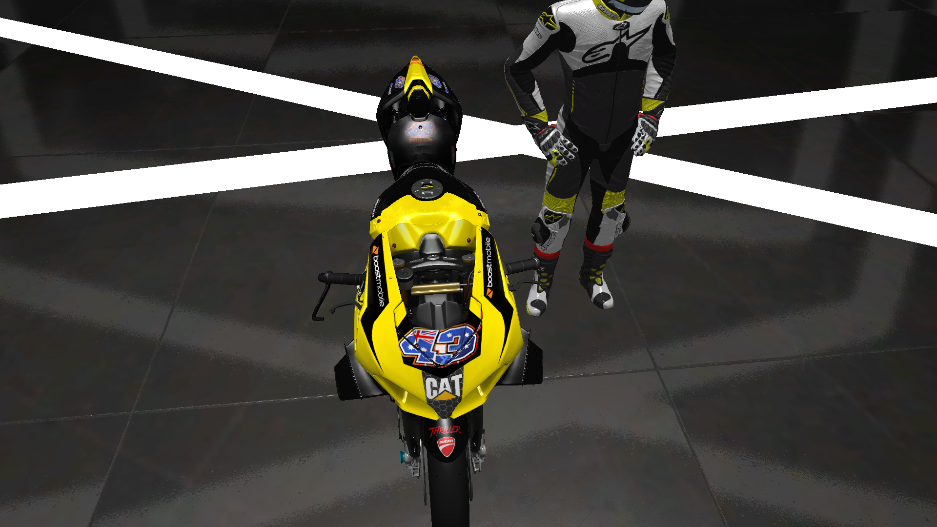 Jack Miller ASBK 22 Ducati Panigale V4R Caterpillar Bike Skin – GPB ...