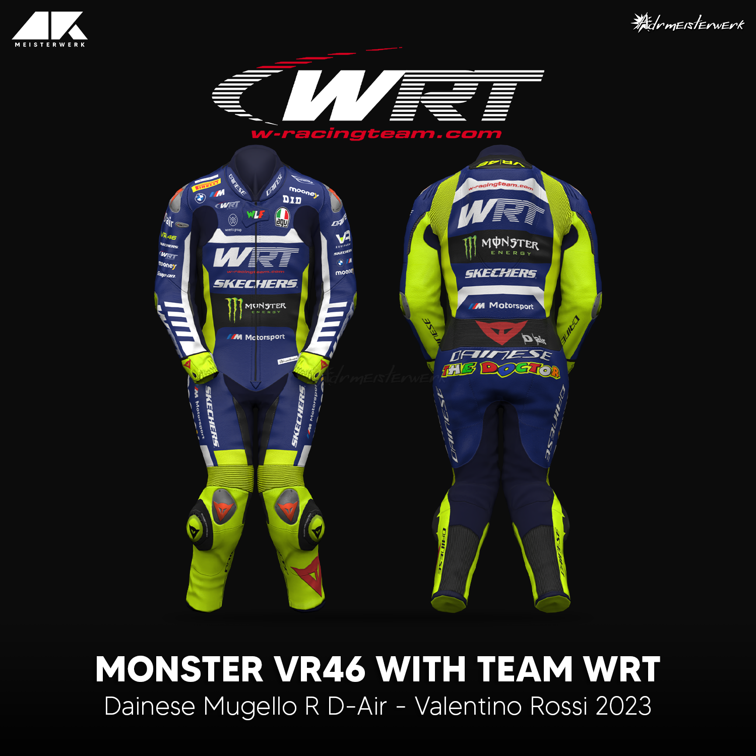 Valentino Rossi’s Team WRT #46 GT 2023 Pack – GPB-Mods.com