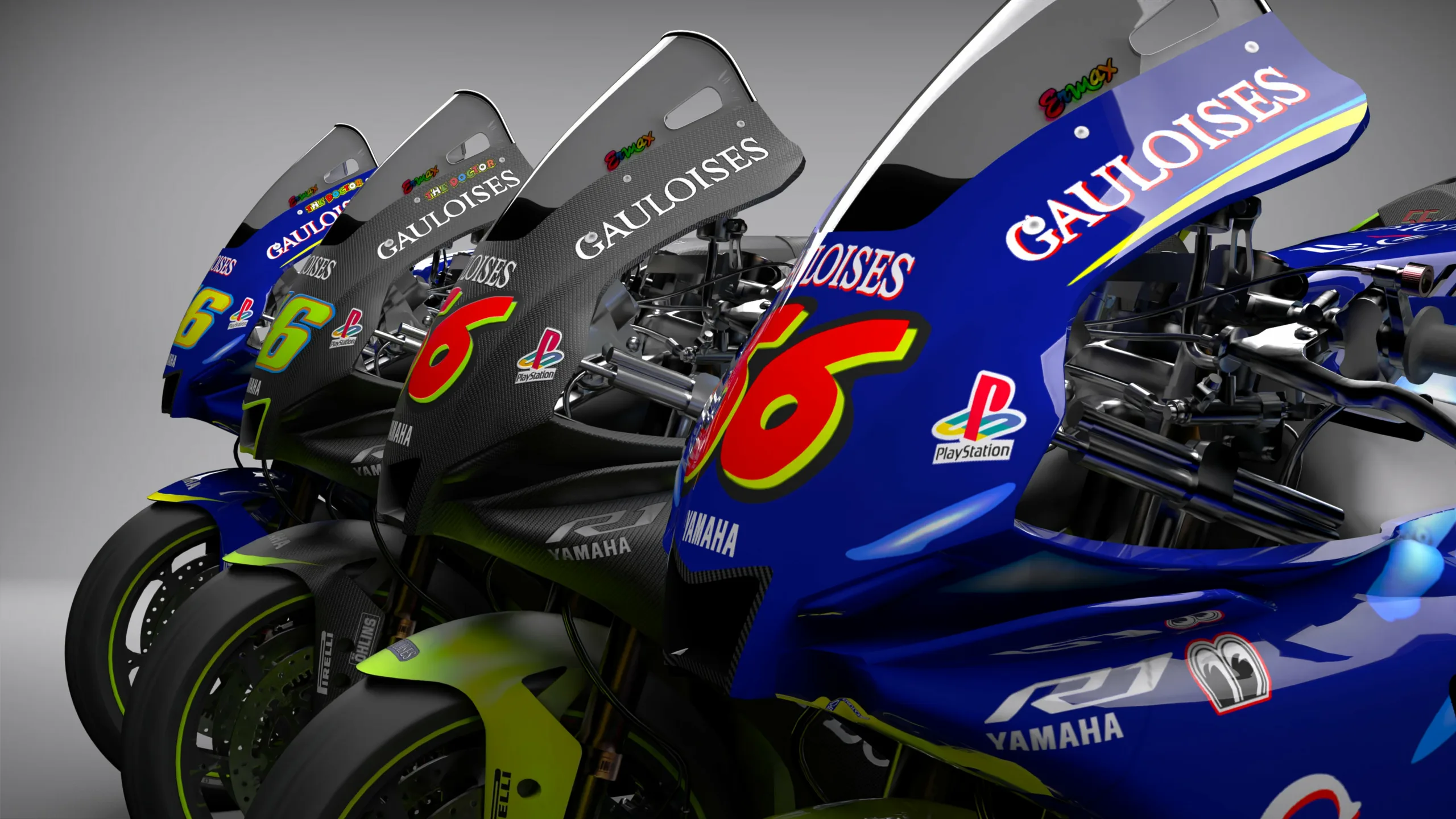 SKIN YAMAHA R1 ’22 GAULOISES – GPB-Mods.com