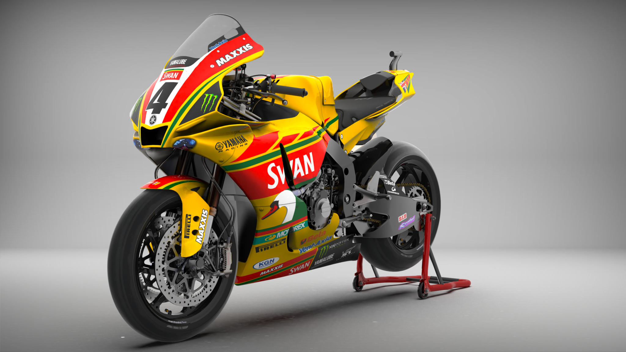 SKIN YAMAHA R1’22 Swan - Yamaha – GPB-Mods.com